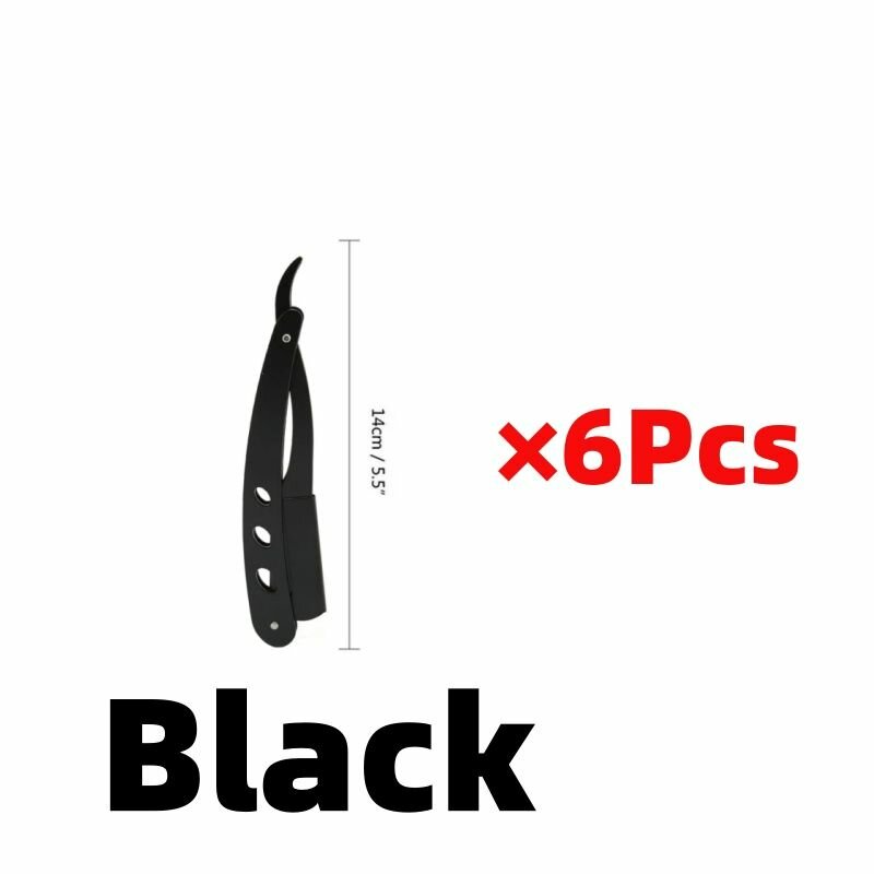 Опасная бритва из нержавеющей стали, ручная для парикмахеров, мужской инструмент бритья бороды