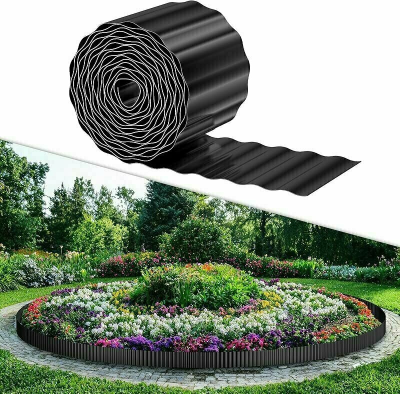 Металлический садовый бордюр, 6" x 20'