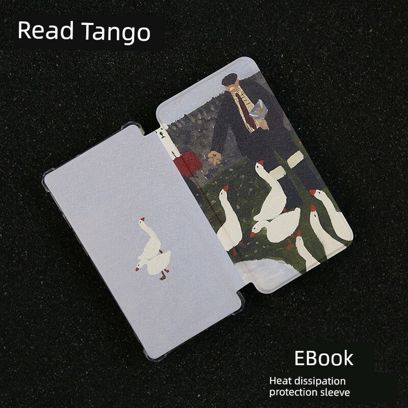 Чехол для iReader Tango 2 с дизайном Кормления Гуся, съемная крышка, ударопрочный, аэродинамическая подушка