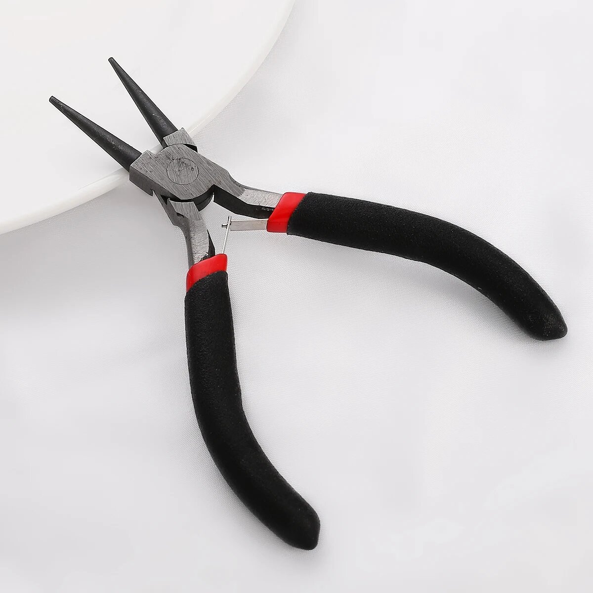 Ювелирные плоскогубцы Hua Ming Ce, 12cm, Красный