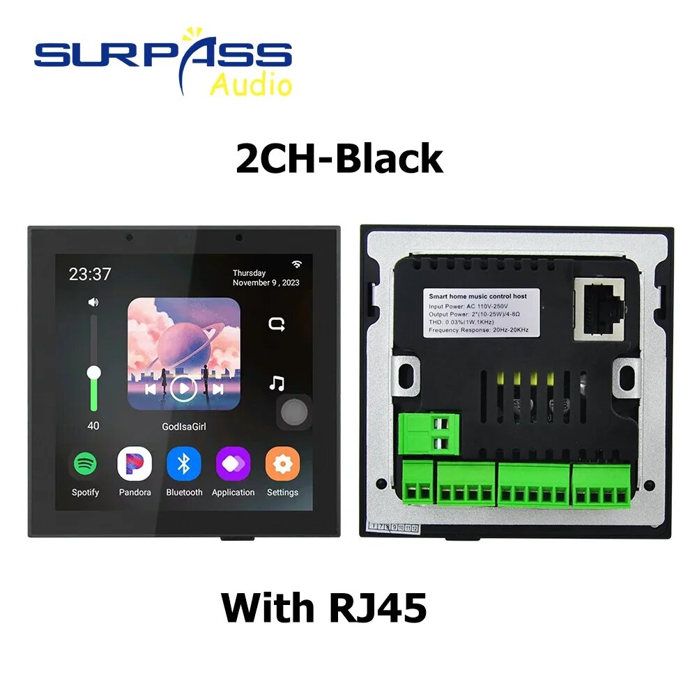 SURPASS SP-PW430 Усилитель для домашнего кинотеатра 2CH 30W-black