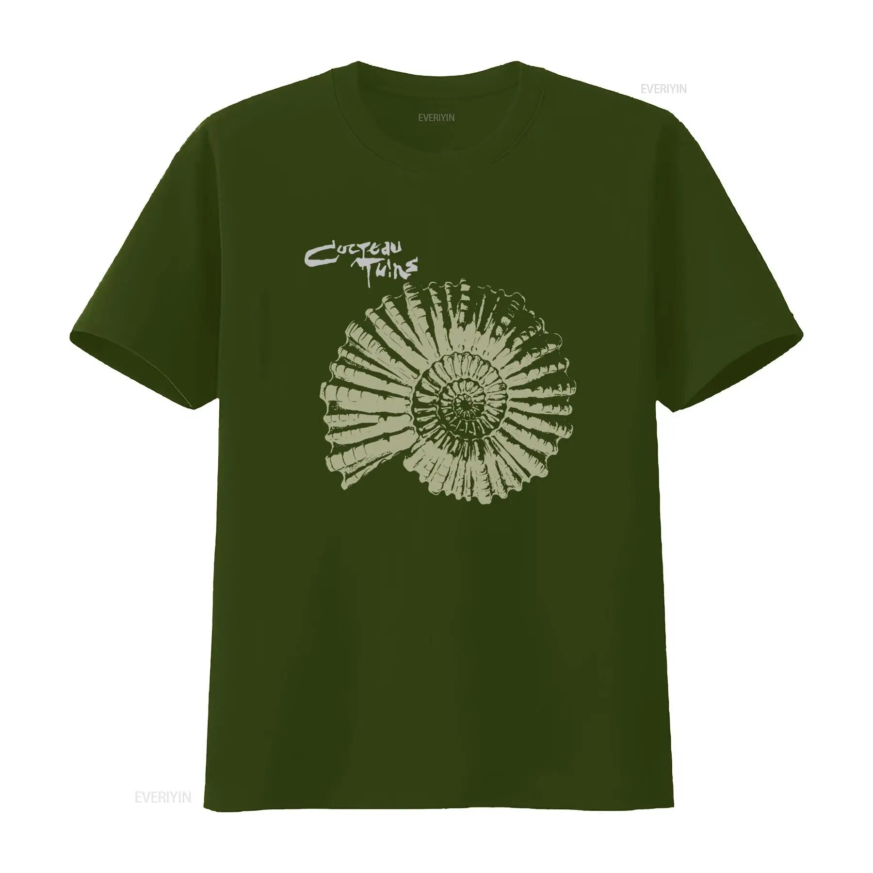 Футболка Cocteau Twins, зеленый, размер М