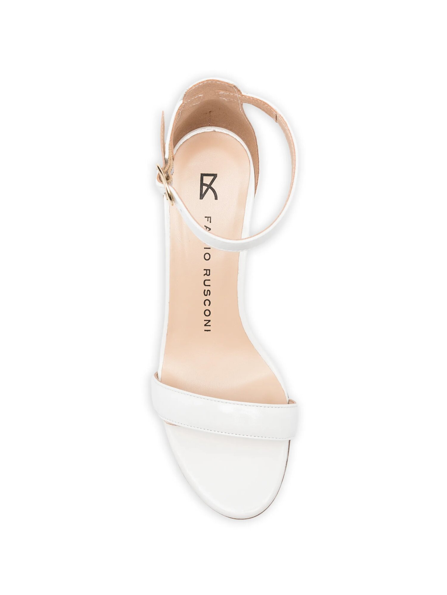 Босоножки Fabio Rusconi Buckle-strap sandals, размер 41, бежевый/белый — фото 1