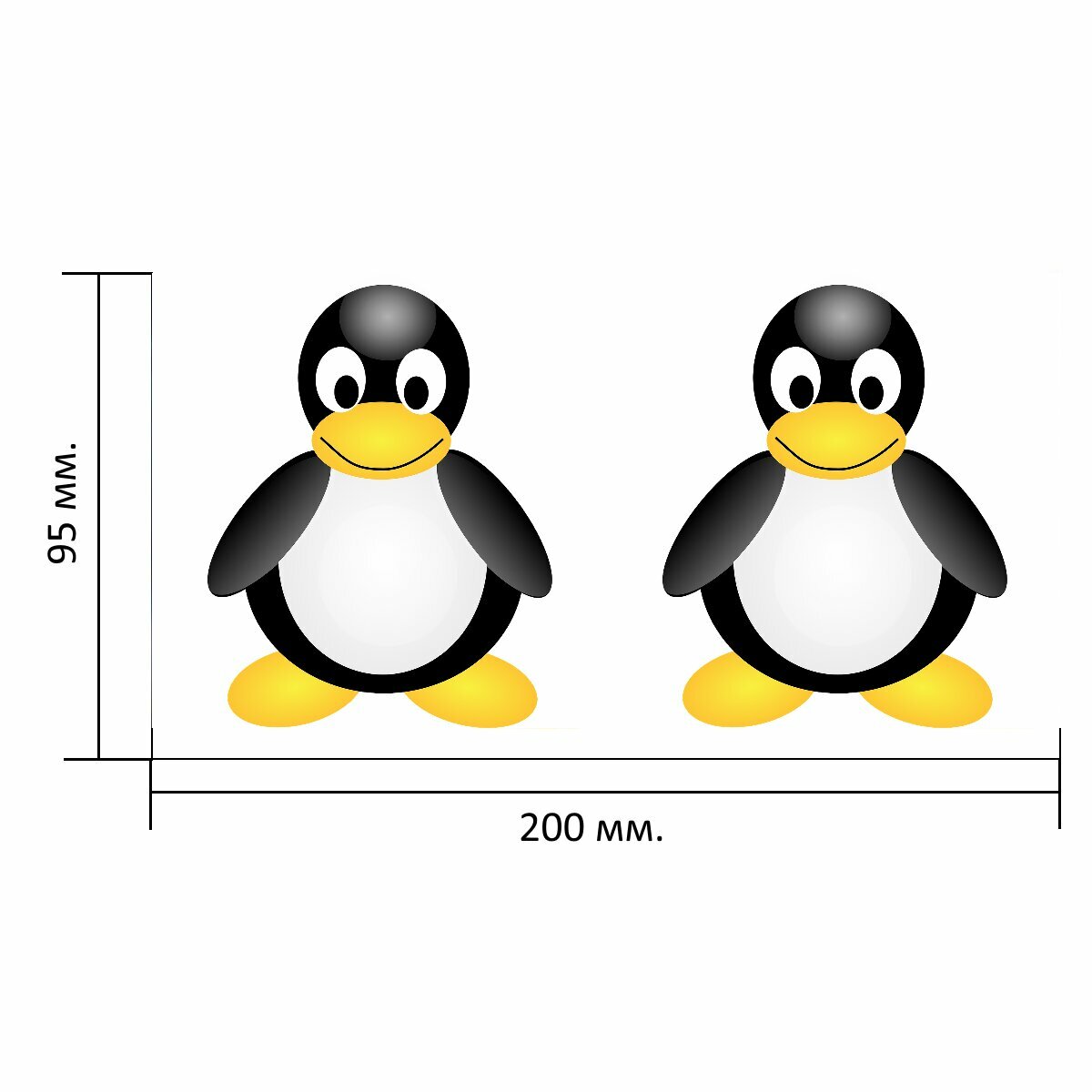 Кружка с рисунком, принтом "Linux, пингвин, смокинг" 320 мл. — фото 1