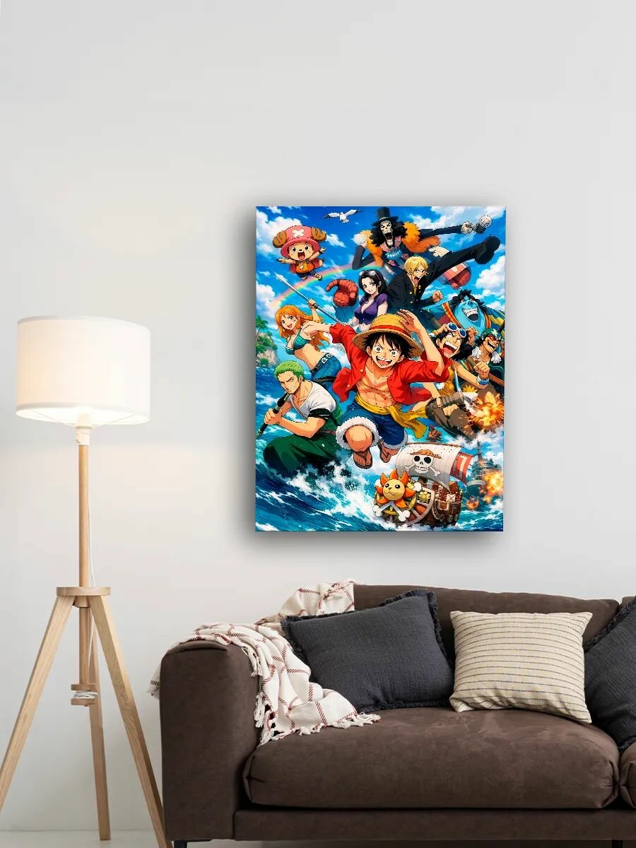 Постер на стену Ван пис One piece, , плакат 1шт, А3 размер. — фото 1