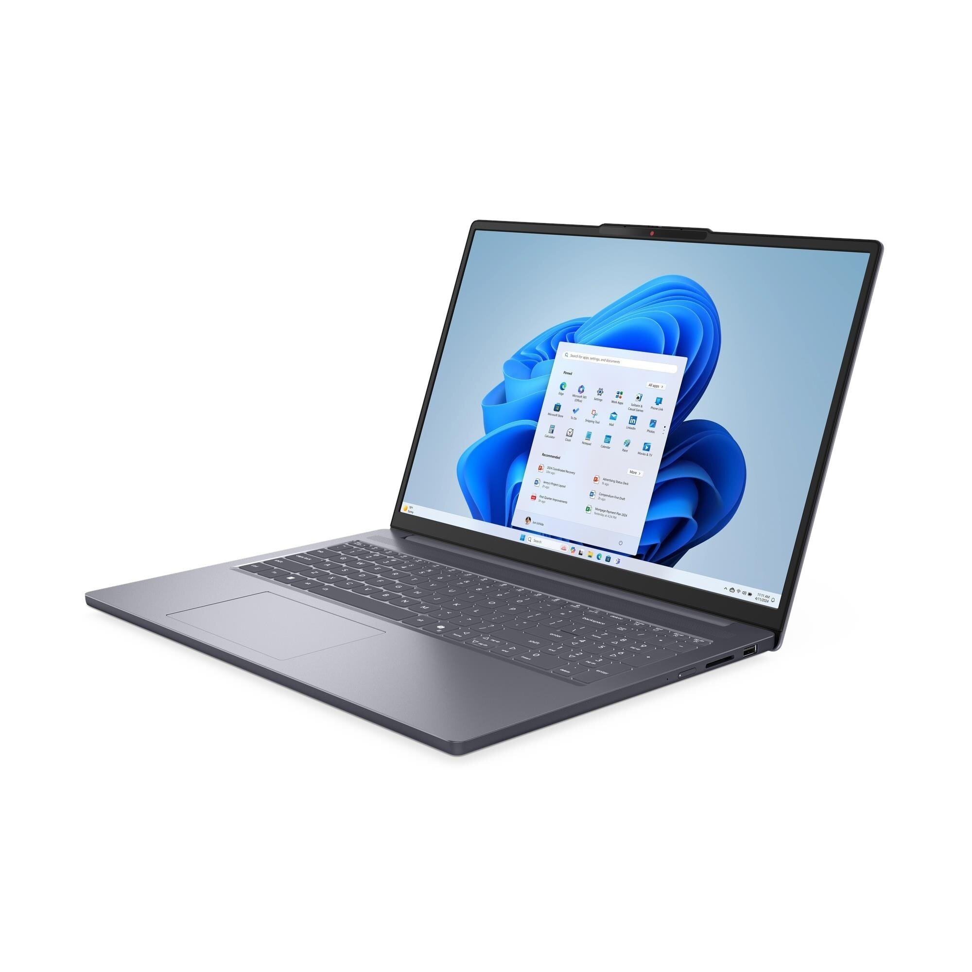 Ноутбук Lenovo IdeaPad Slim 3 16IRH10R/16"/IPS/Intel Core 5 210H/1920x1200/16GB/1024GB SSD/Intel Graphics/Без ОС/серый/1.73kg