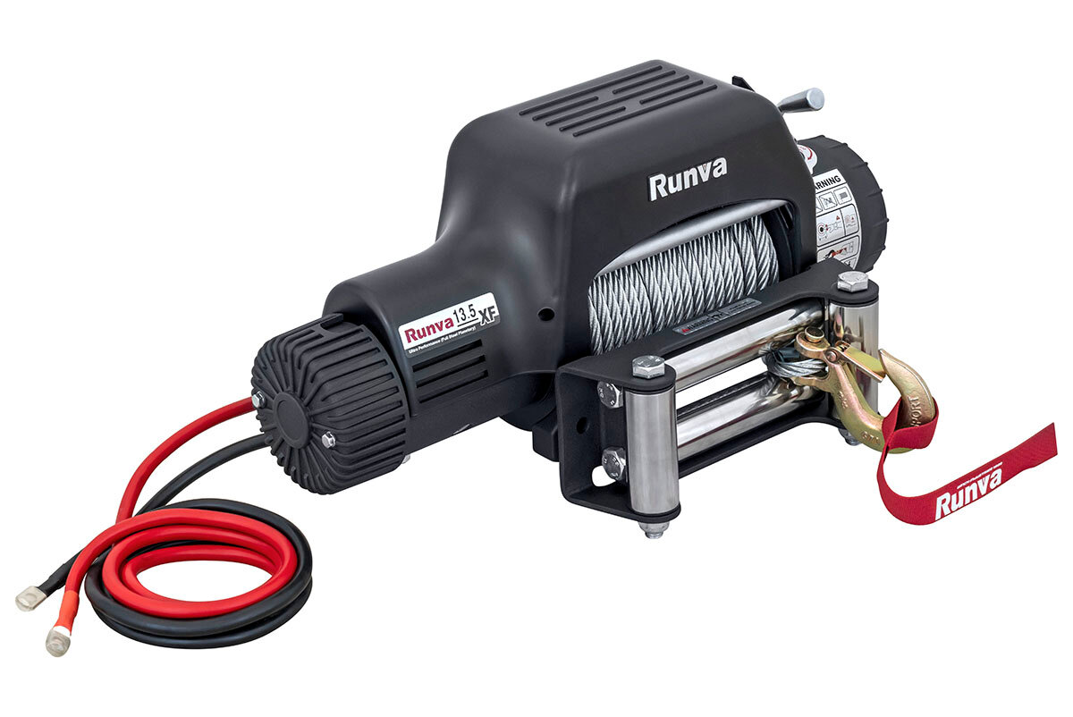 Лебёдка автомобильная электрическая 12V Runva 13500 lbs 6136 кг арт. 13.5XF