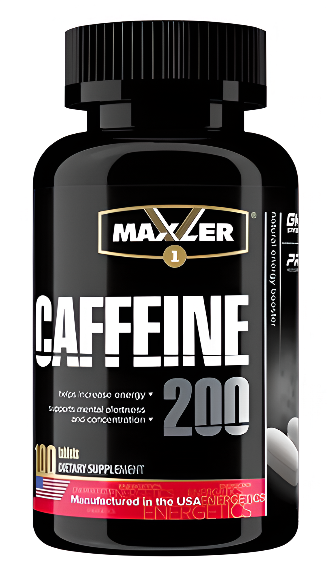 Кофеин Maxler Caffeine 200 mg. 100 капс