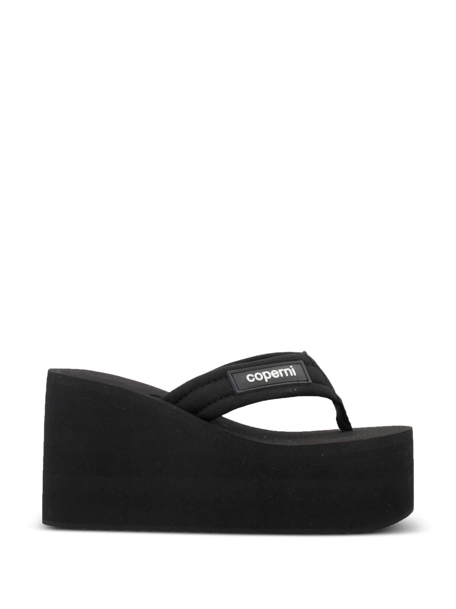 Босоножки Logo-patch wedge sandals