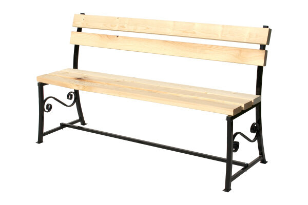 Лавочка садовая Флора арт. НПА3269 1,5м 1уп (доски + стойки)