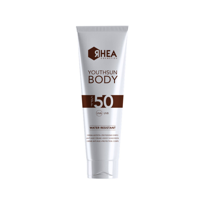 RHEA YouthSun Body SPF50 - Антивозрастной солнцезащитный лифтинг-крем для тела SPF50, 150 мл