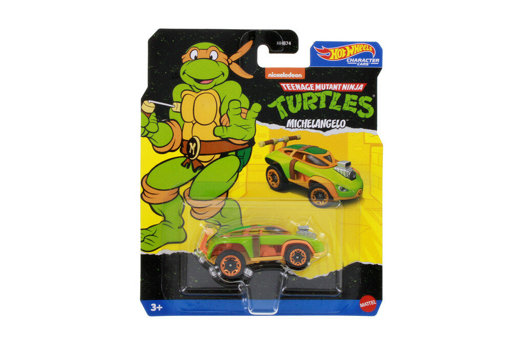 Машинка Mattel Hot Wheels TMNT Michelangelo HXC97