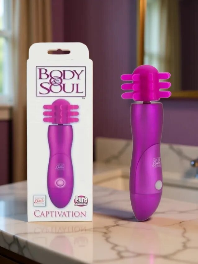 Calexotics Вибратор из силикона Body & Soul Captivation 19 см, D: 4.5 см, длина: 19 см, розовый