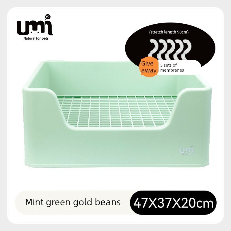 Umi Golden Bean Кроличий Туалет Свежий Зеленый Большой 3-Секционный Туалет для Кроликов