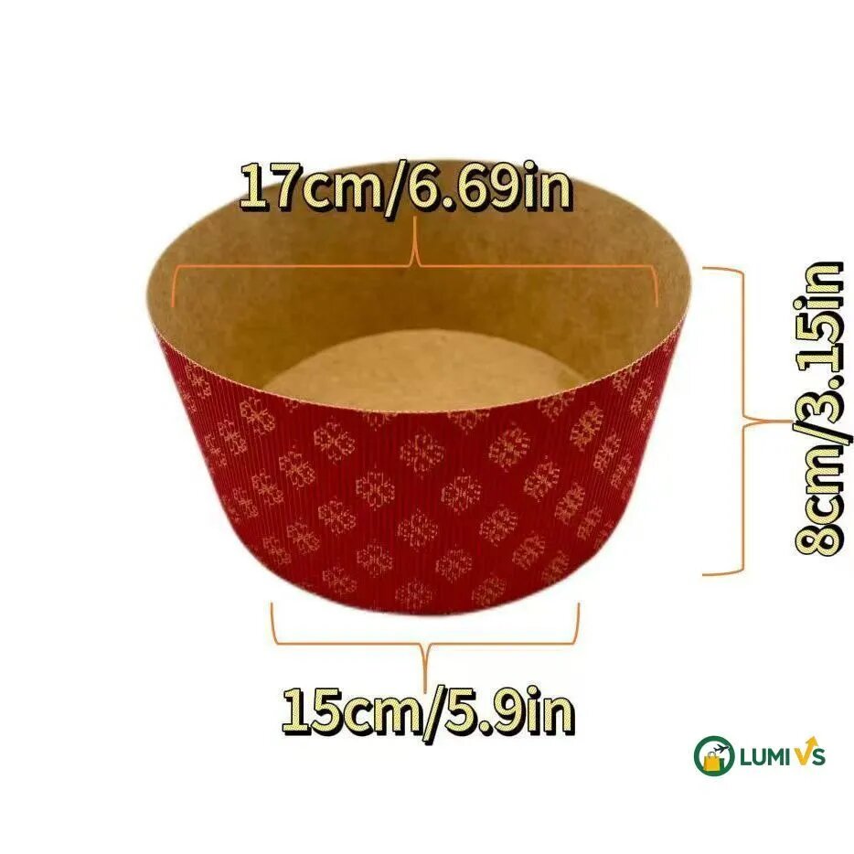 Форма для выпечки, Круглая, 15 см, 10 шт