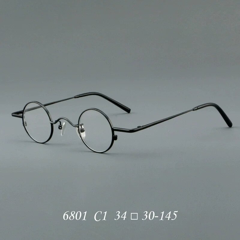 Круглые очки 6801 C1 34 30-145 Black