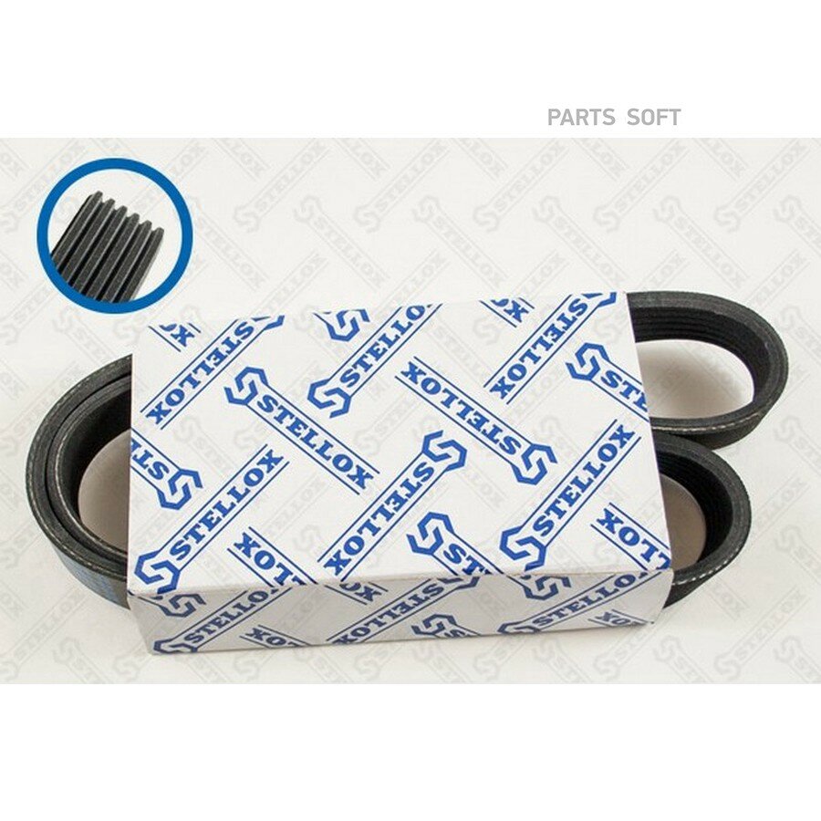 Ремень поликлиновой 6PK906 STELLOX 06-00906-SX | цена за 1 шт