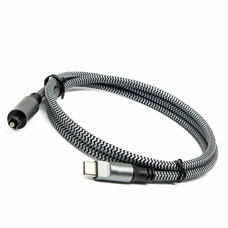Аудиокабель USB Type-C/USB 1.1, 2 м, черный