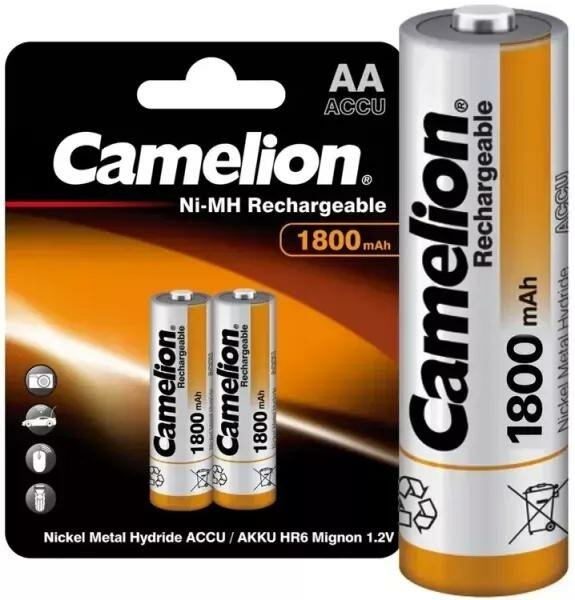 Аккумулятор Camelion AA-1800mAh Ni-Mh BL-2 (NH-AA1800BP2)