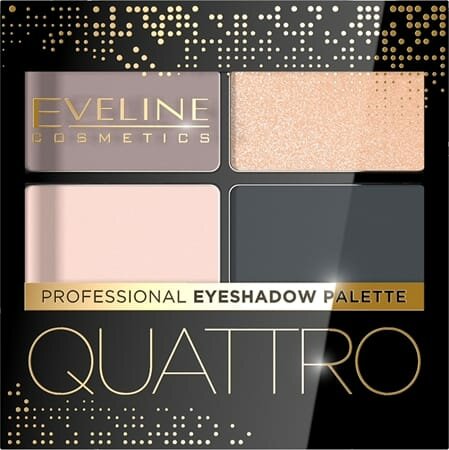 Тени для век eveline cosmetics quattro, оттенок 05, 3,2 г