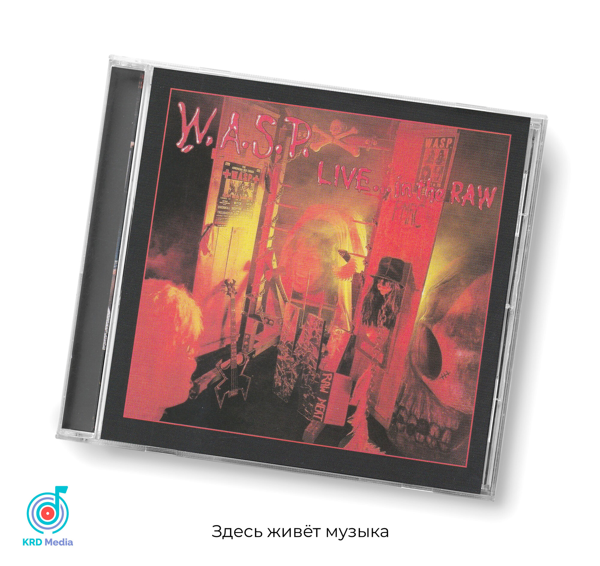 W.A.S.P. - Live. In The Raw, 2003, 4-page, CD-Аудио