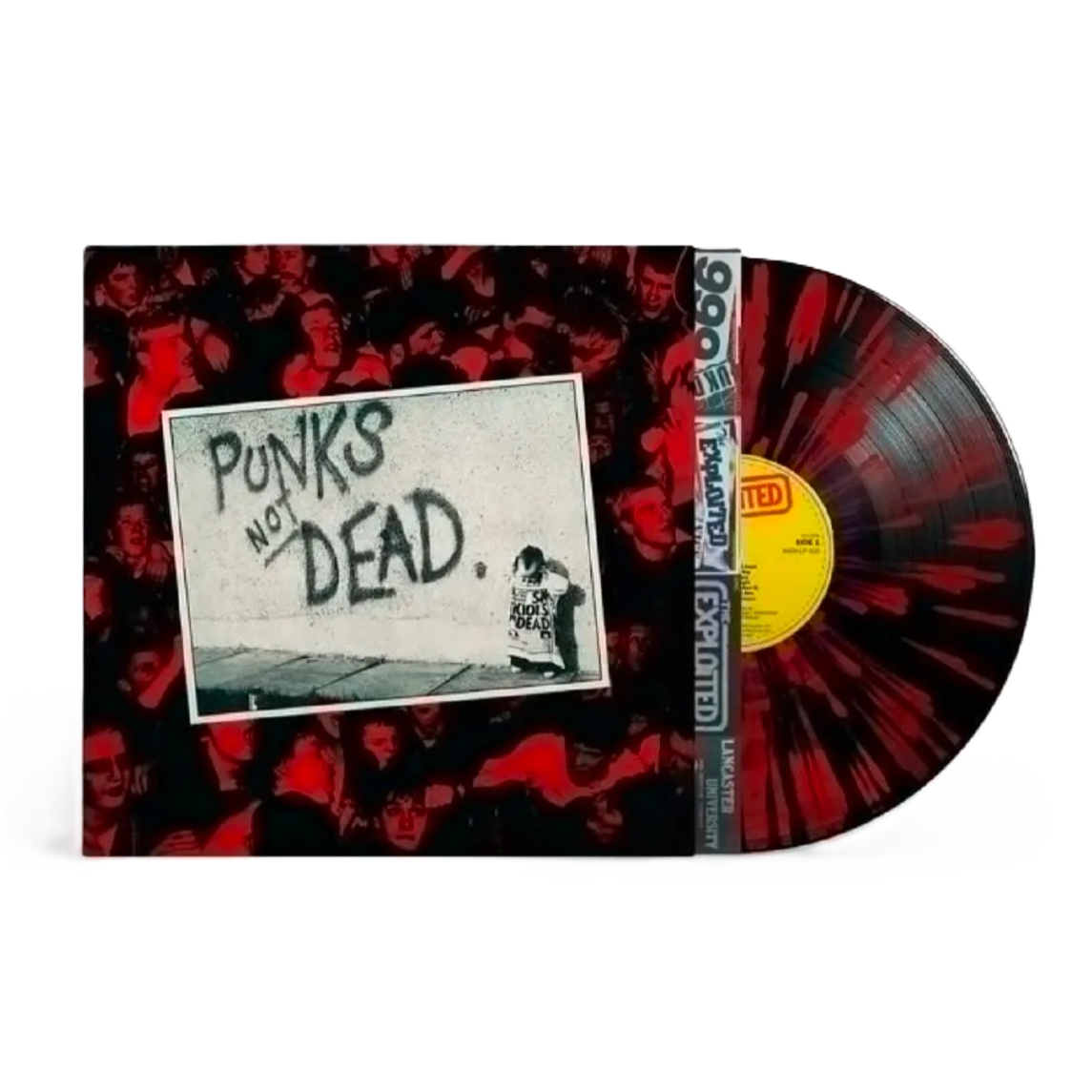 Exploited "Виниловая пластинка Exploited Punks Not Dead - Red/Black"