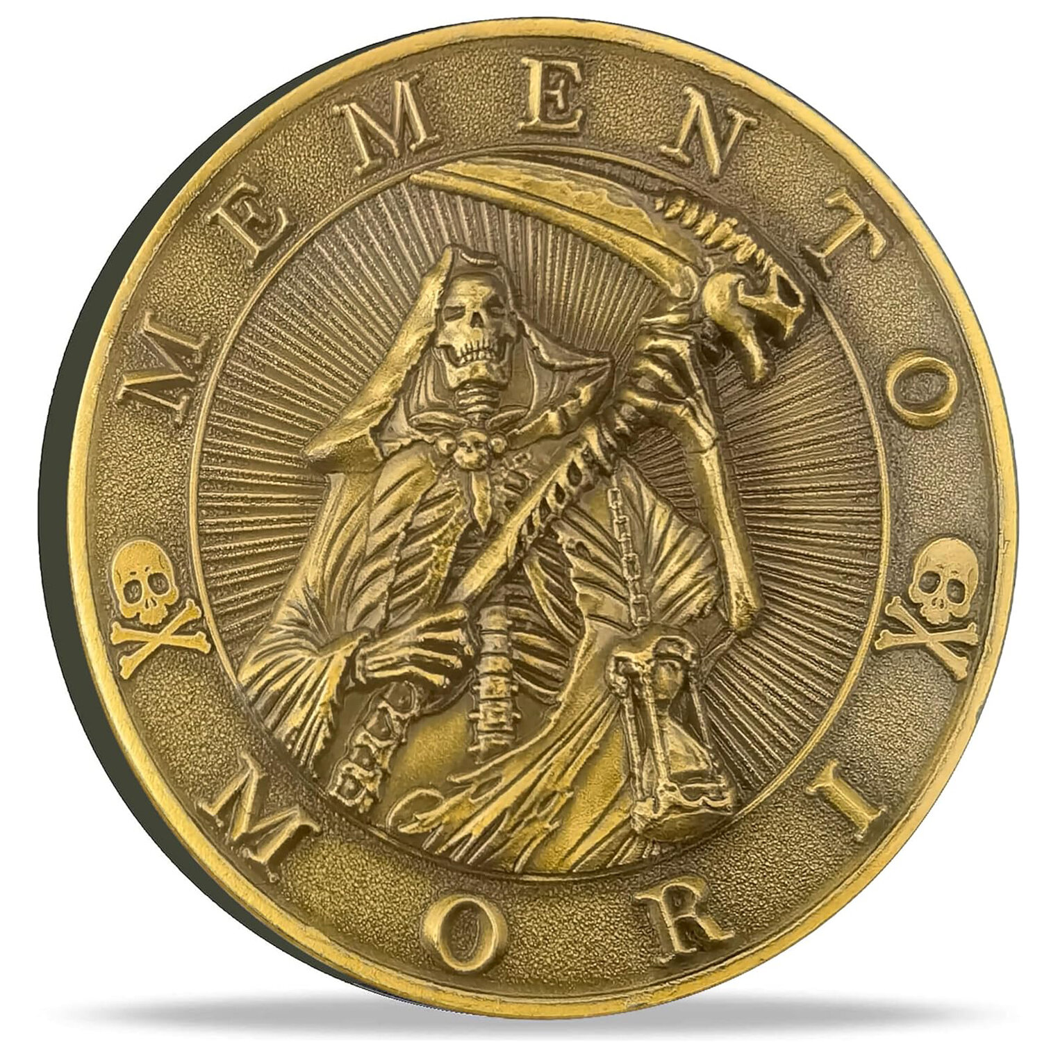 Монета-челлендж CARBAYTA Святой Михаил, 1.57 Memonto Mori Carpe Diem Coin Стоукер напоминает о криптовалюте