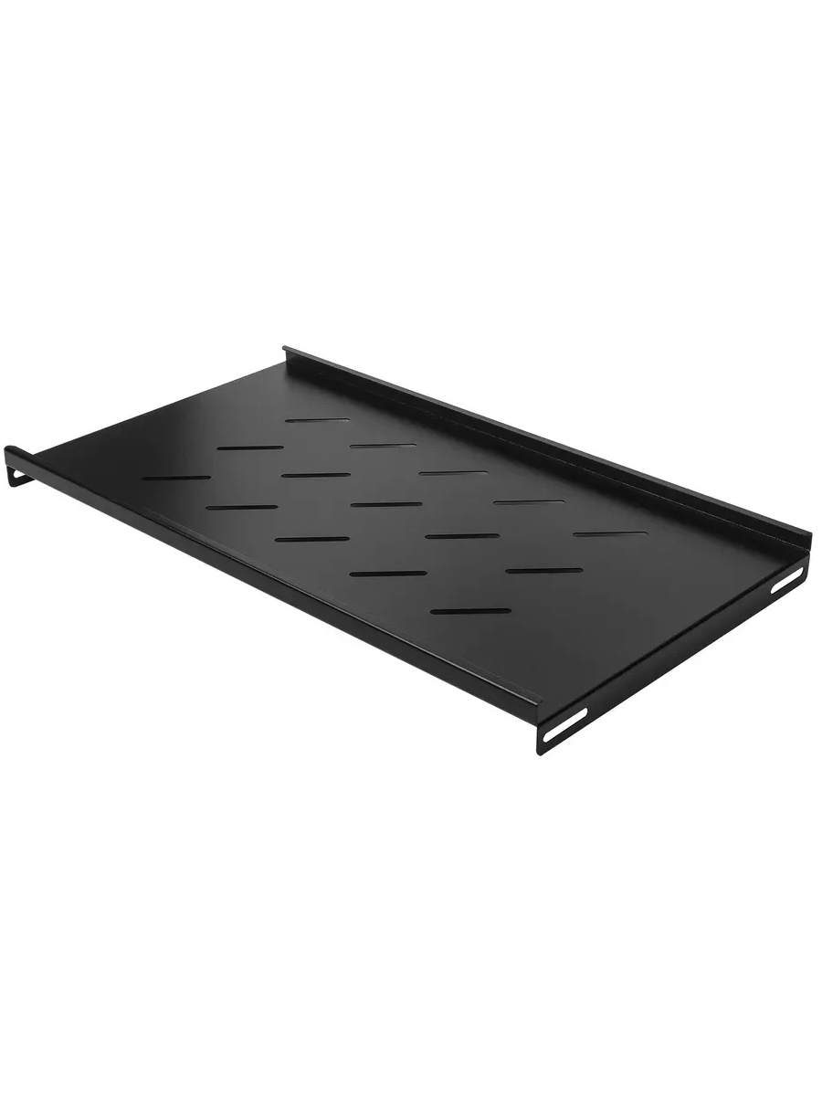 Полка Neomax NM-SHF-1U45-101-BK 19"1U, для настенного шкафа 600*450; глубина полки 280мм, ширина 500мм; цвет черный