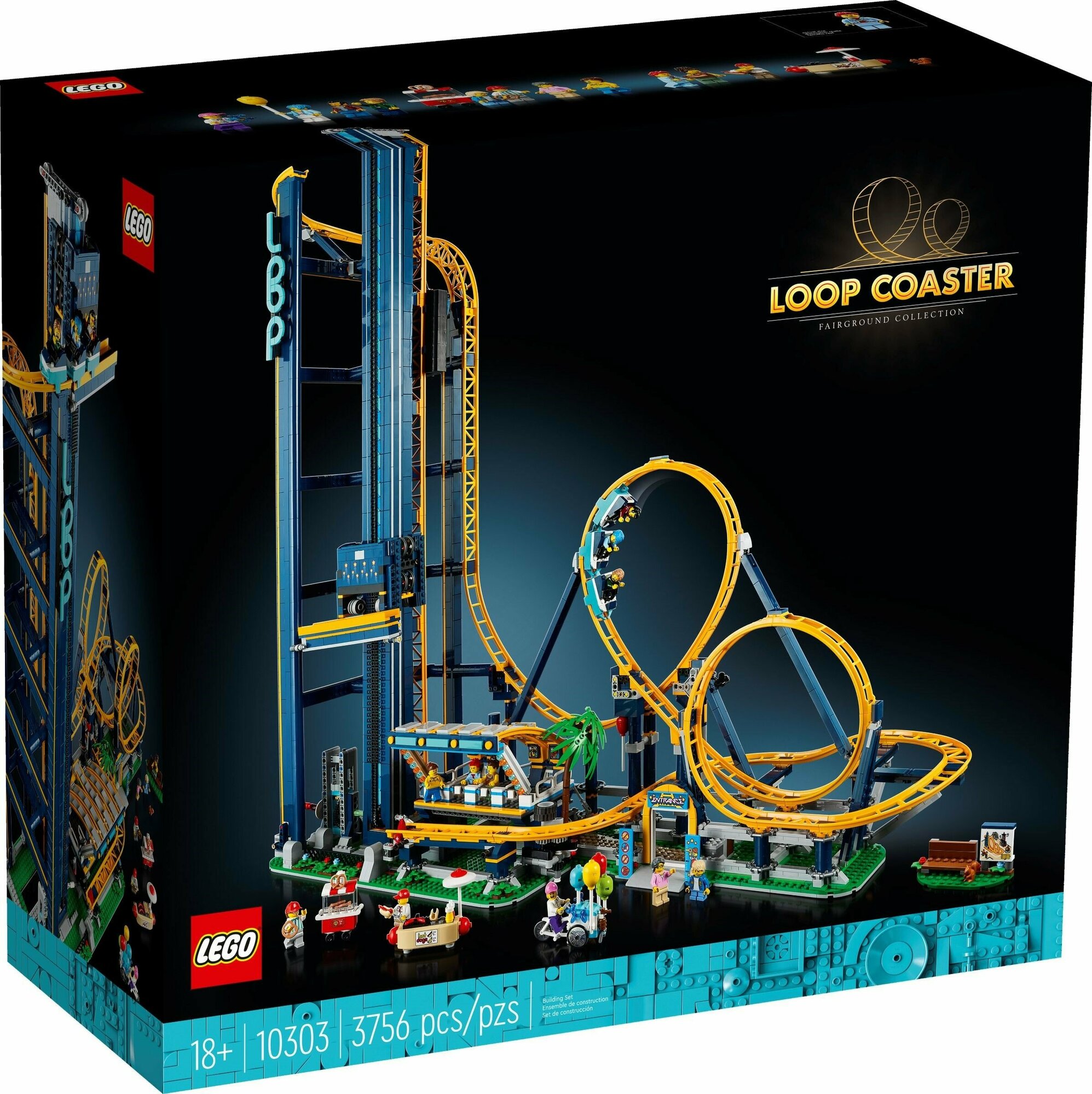 Конструктор LEGO Icons 10303 Американские горки, 3756 деталей, 18+