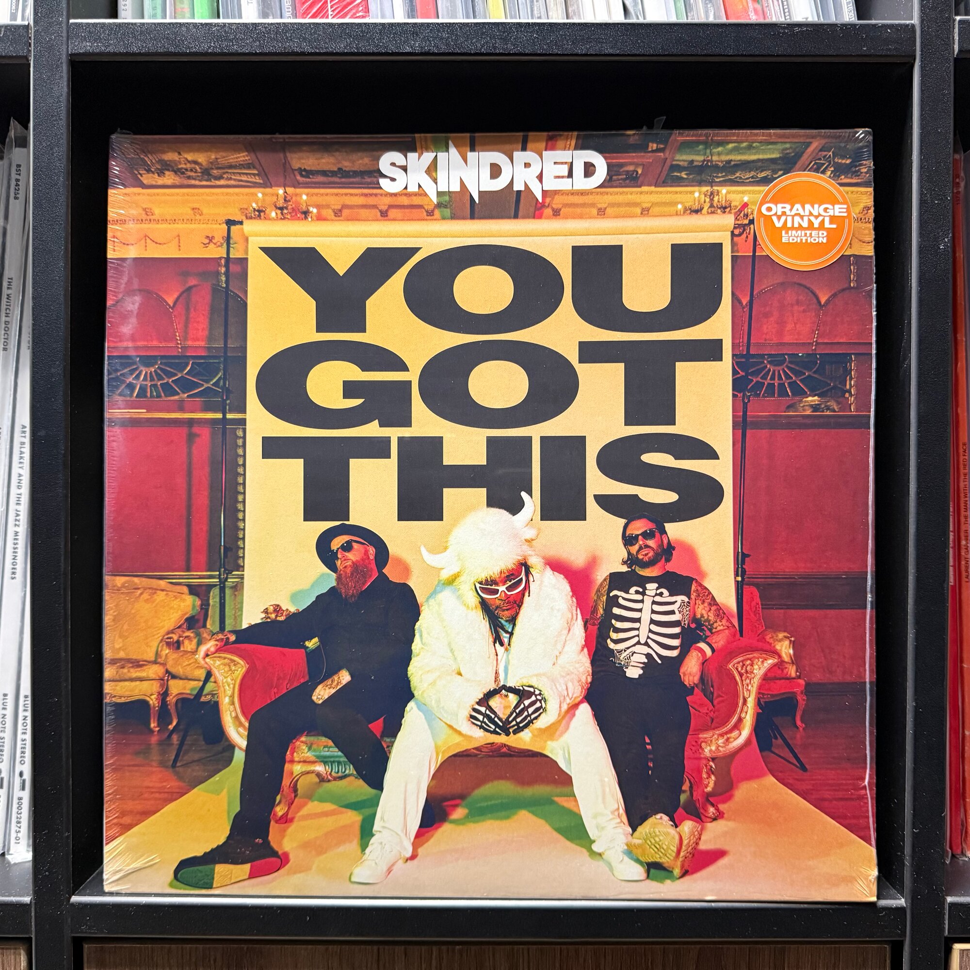 Виниловая пластинка SKINDRED - You Got This (still sealed, limited orange vinyl LP) LP Винил