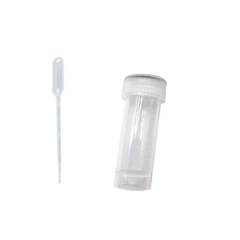Пластиковые пробирки 10/25 шт. Белый, 2ml 25Pcs, Transparent set
