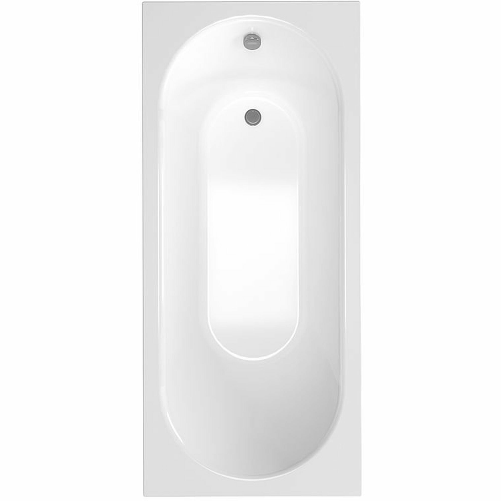 Акриловая ванна Timo (Тимо) ROHA1570 (1500х700х580) цвет белый