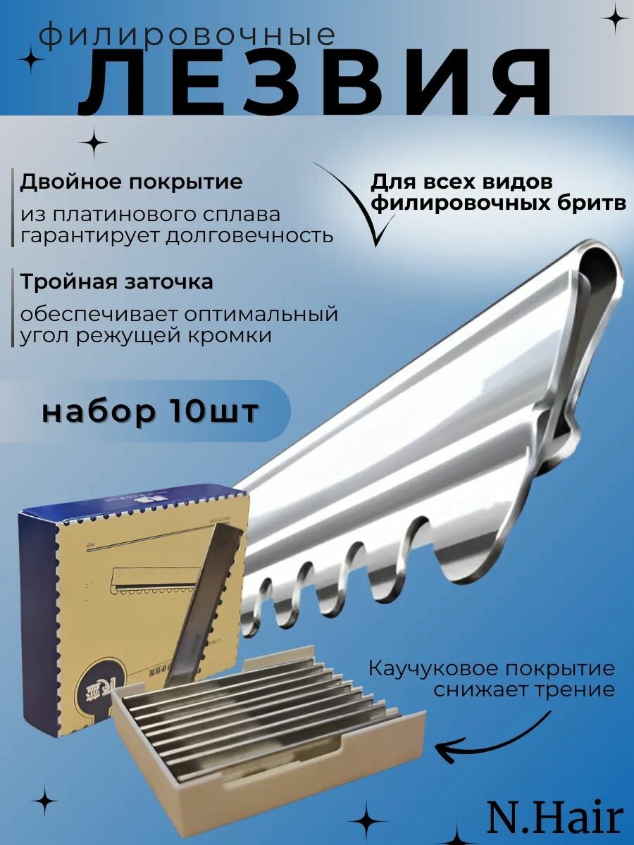 Лезвия для филировочной бритвы