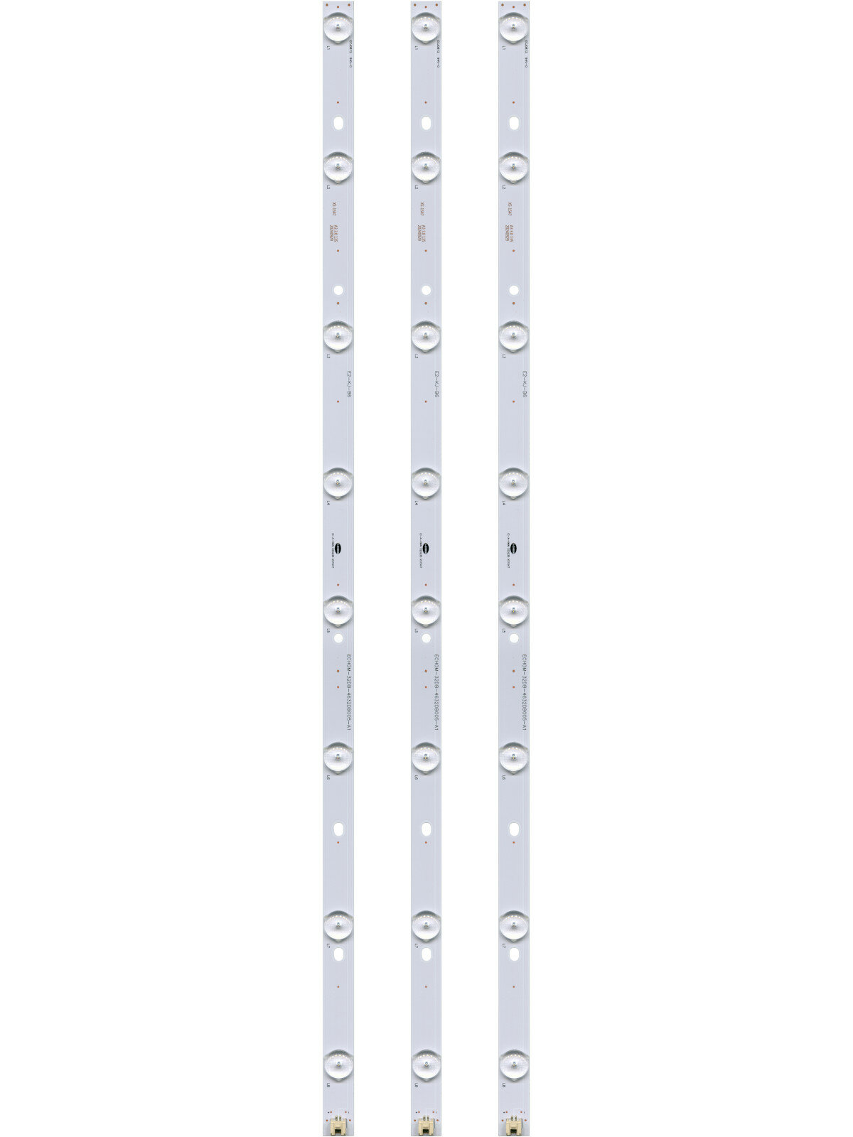 Комплект подсветки RF-BS320E32-0801S-07 (3 планки по 604 мм 8 линз)