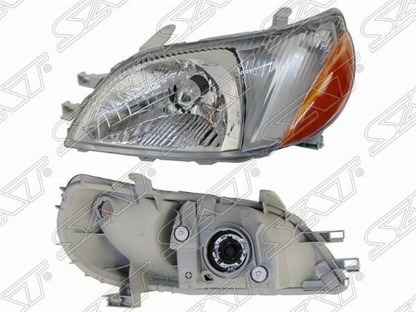 Фара SAT ST-212-11A5L Toyota Echo 99-02, Platz 99-02 слева/ Галоген/ Ручная регулировка
