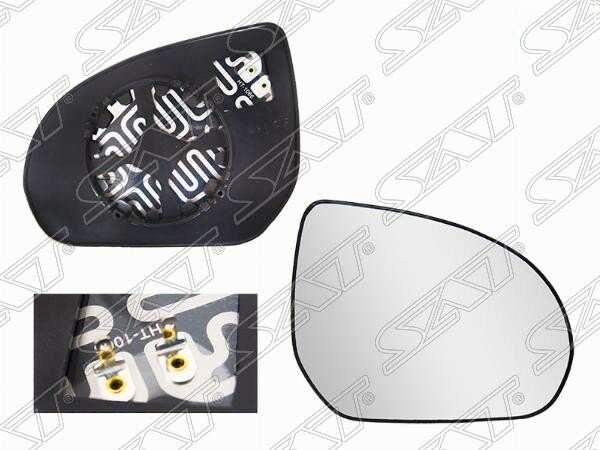 Полотно зеркала SAT ST-121-0114 Kia Rio 11-17 Правое Обогрев/ сферическое