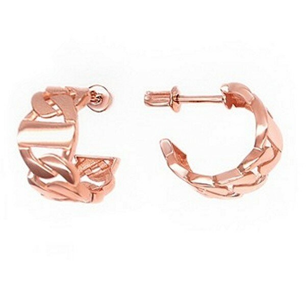 Серьги пусеты JEWELIN, красное золото, 585 проба