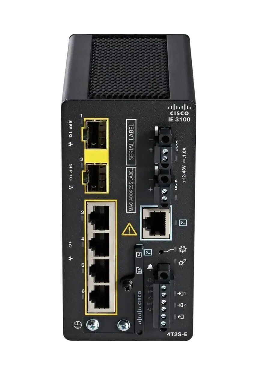 Коммутатор CISCO IE-3100-4T2S-E Catalyst IE3100 w/4 Ports GE Copper and 2 GE SFP uplinks, NE