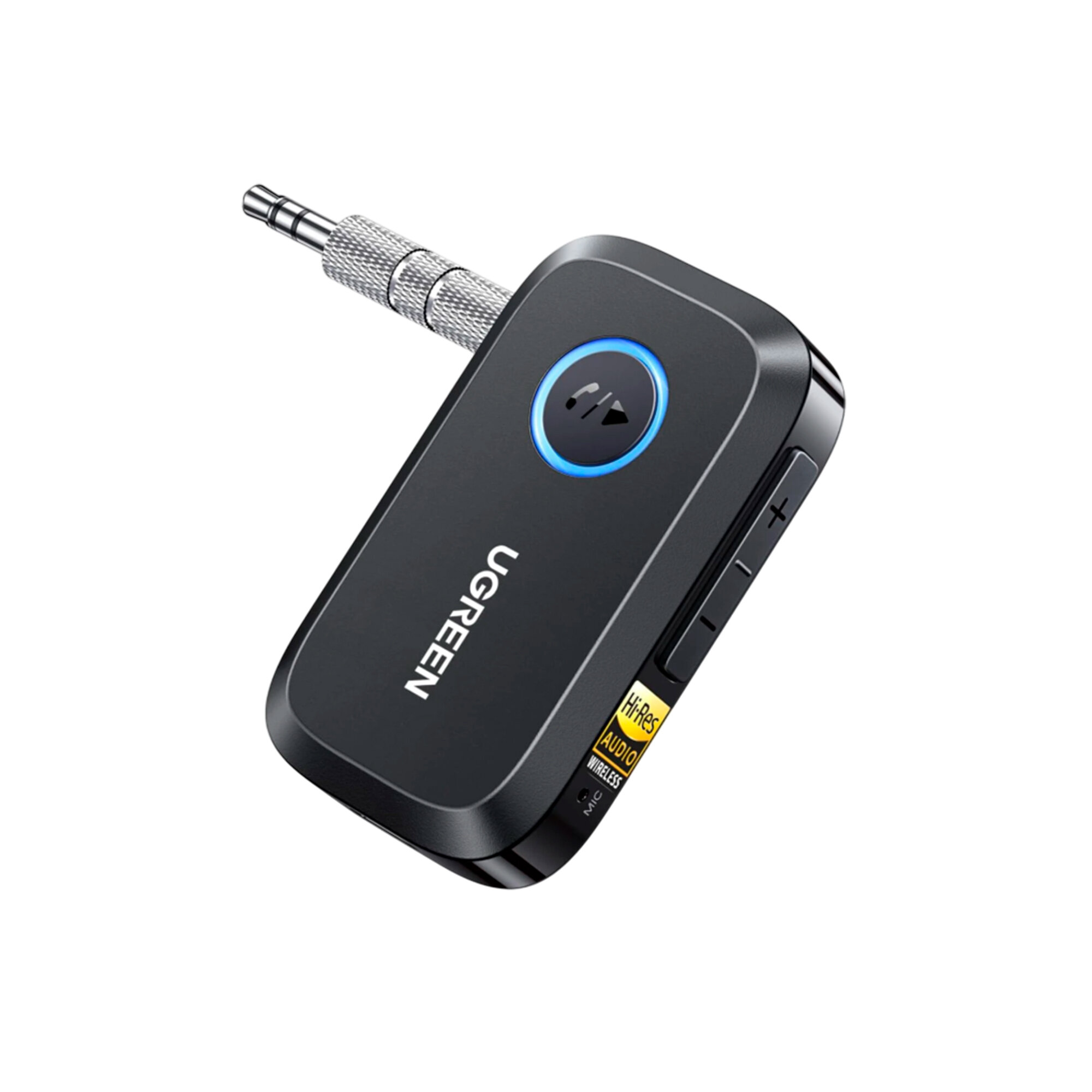 Адаптер (ресивер) bluetooth с микрофоном Ugreen BT509 Bluetooth 6.0 Receiver Audio Adapter black