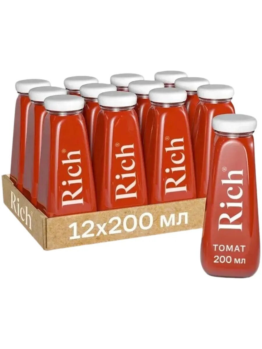 Сок Rich (Рич) томатный 200 мл * 12 штук