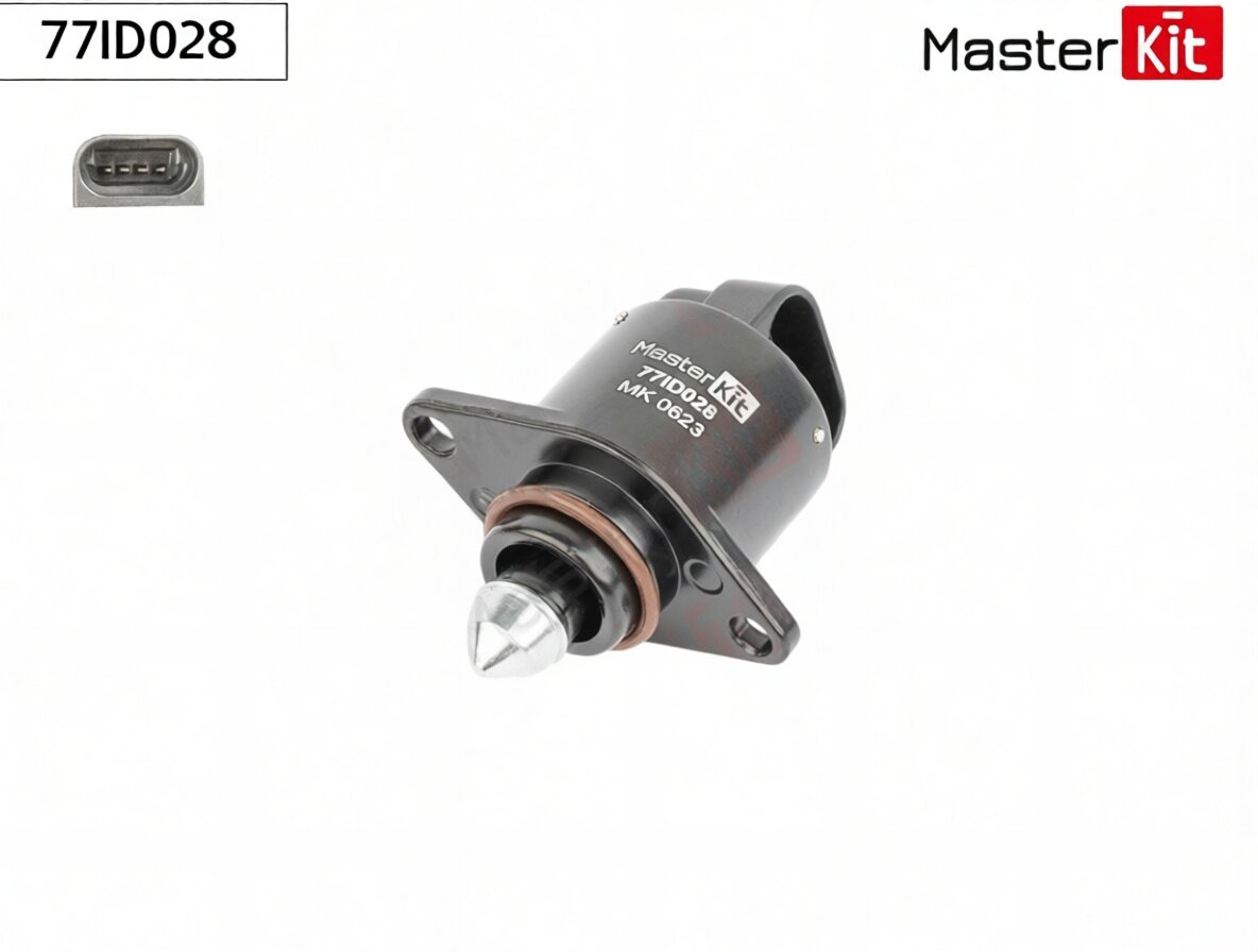 Регулятор холостого хода CHEVROLET AVEO, LANOS 77ID028 MasterKit арт. 77ID028