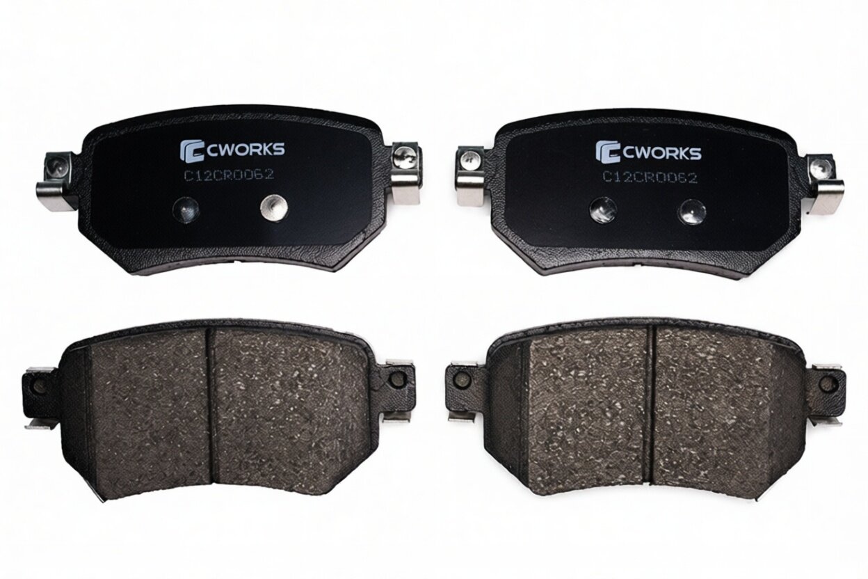 Тормозные колодки задние Low Metallic C12CR0062 CWORKS арт. C12CR0062