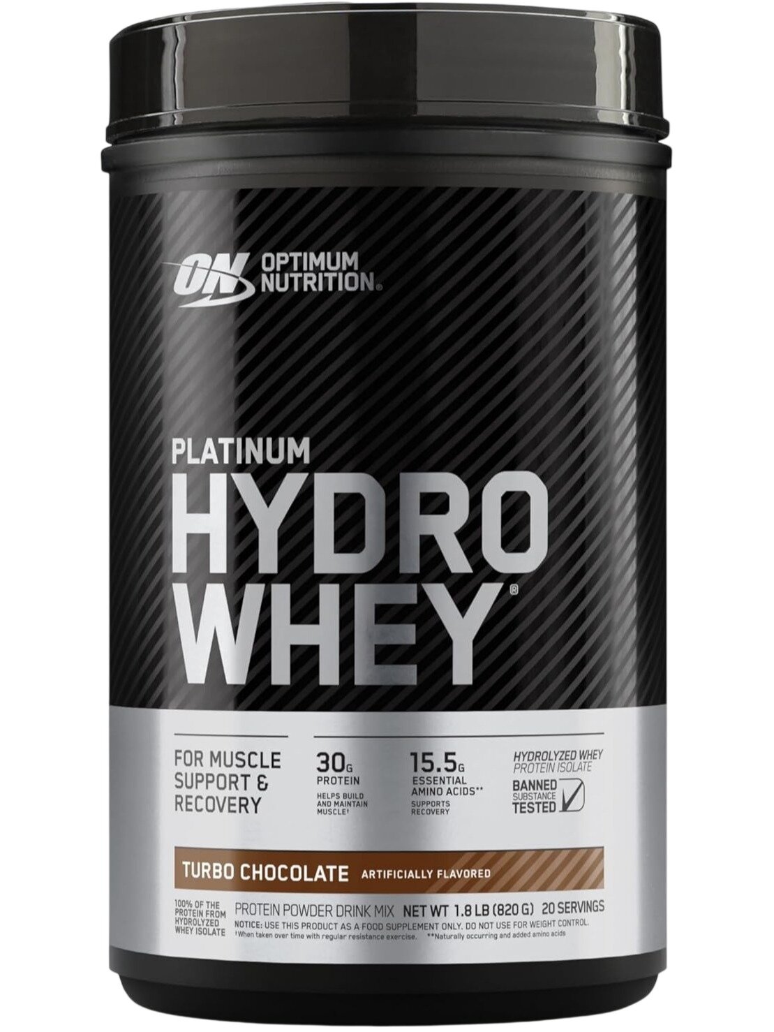 Изолят протеина Optimum Nutrition Platinum Hydro Whey 794 г, Турбо шоколад