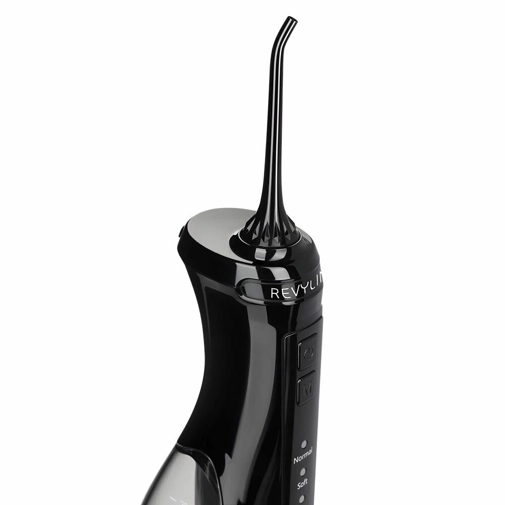 Ирригатор Revyline RL230 Black, портативный, импульсный, 4 режима, черный