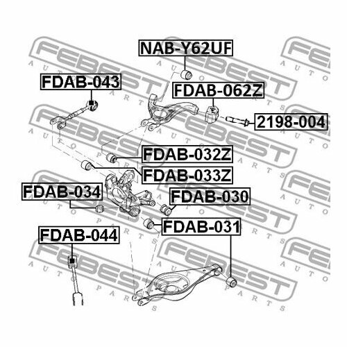 Подвеска, рычаг независимой подвески колеса, FORD BB5Z-5500-A (1 шт.)