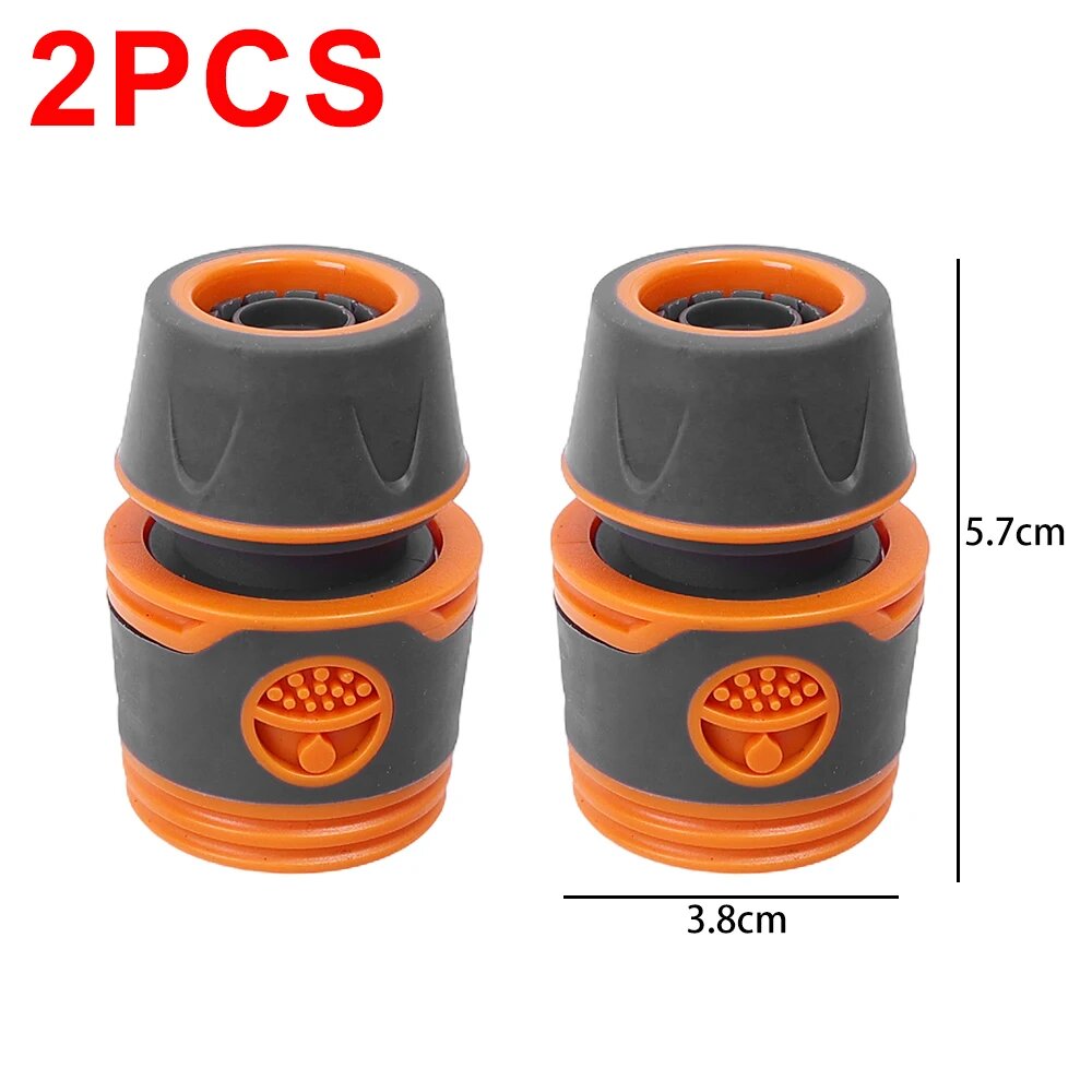 Соединитель для шланга 2PCS, ABS+TPR, 1/2"