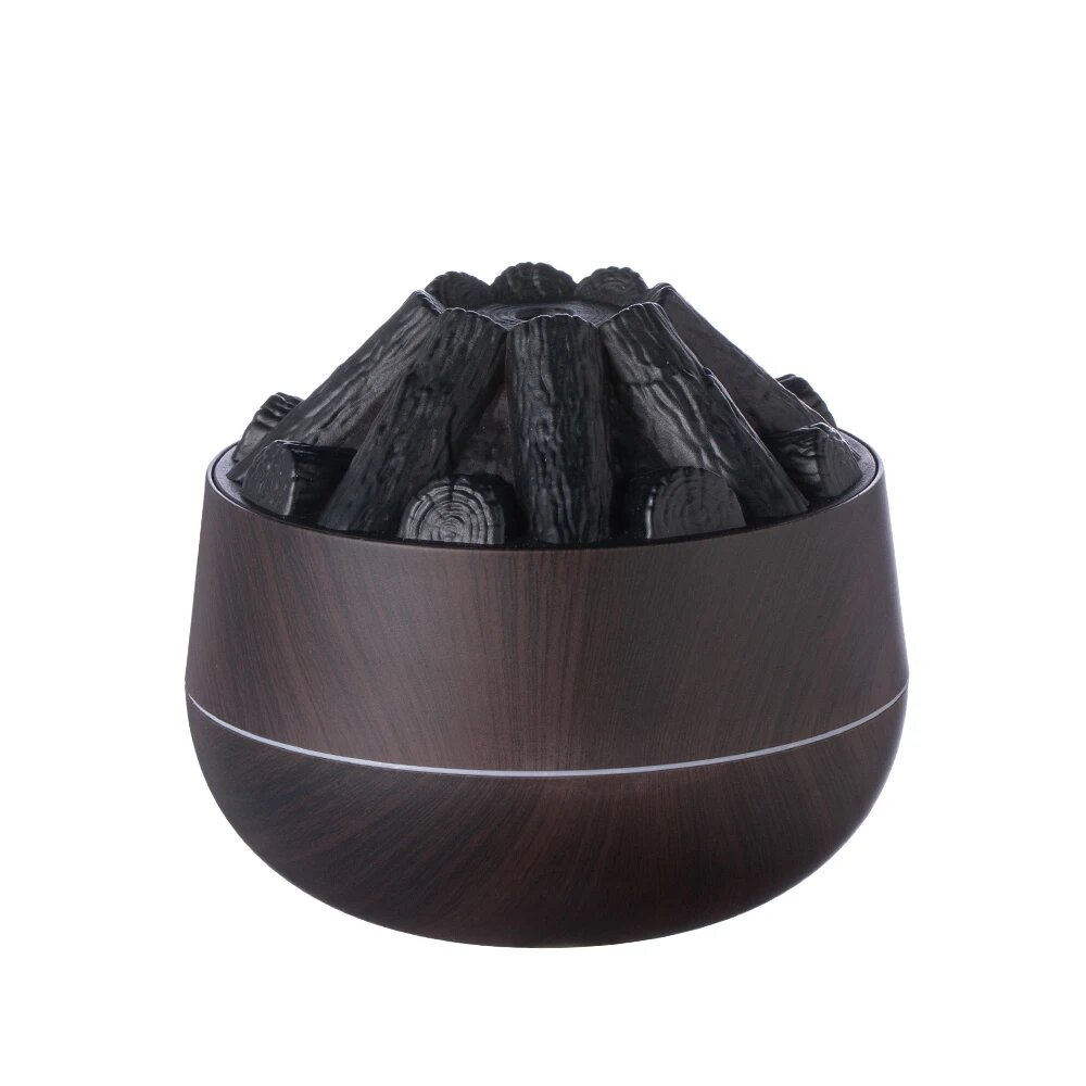 Увлажнитель воздуха HAOYUNMA 300 мл ультразвуковой с аромадиффузором Dark Wood Grain