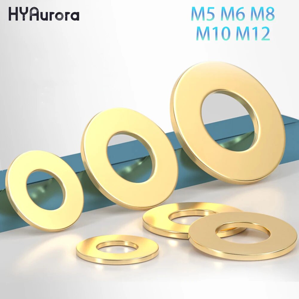 Шайбы медные M6x10x0.5mm (100шт)