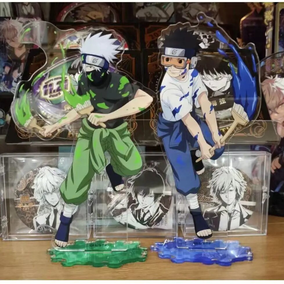 Фигурка Naruto Paint Series Hatake Kakashi Uchiha Obito Bandai 2pcs