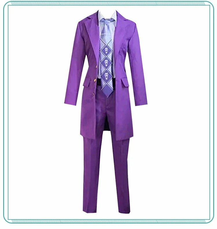 Косплей Кира Йошикаге, фиолетовый костюм, XXXL